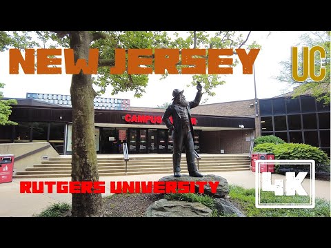 [4k] New Jersey, Rutgers University Virtual Tour, Camden Campus.