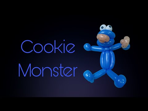 How to make Cookie Monster Balloon