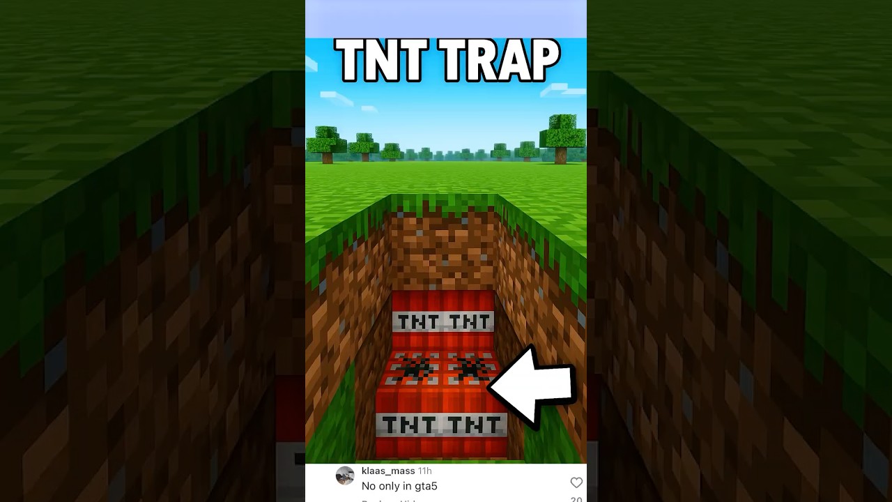 NEWEST TNT TRAP in #minecraft #tutorial