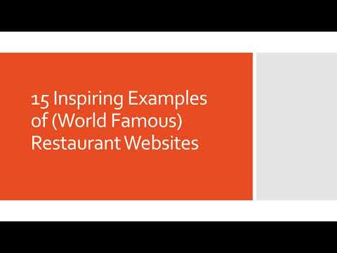15 Inspiring Examples of World Famous Restaurant Websites