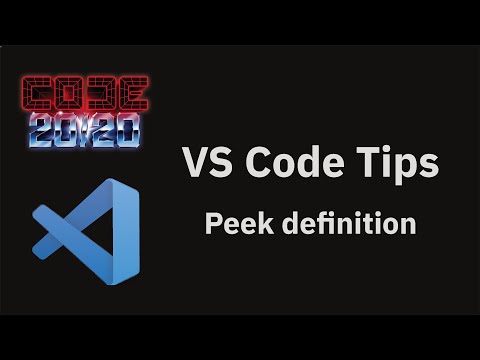 VS Code tips — Peek definition