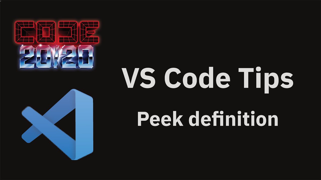 VS Code tips — Peek definition