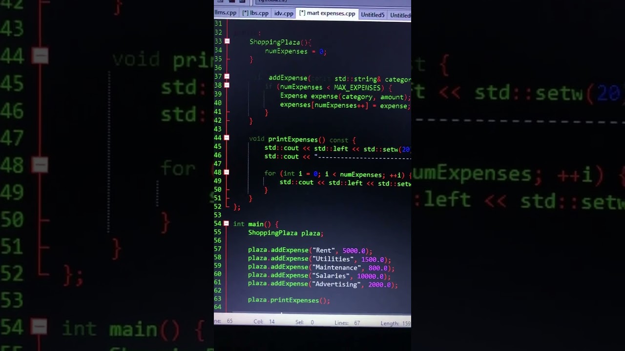 plaza expense c++#codelife #coders #coderstokyo #codinglife #codingninja #codemasters #code #coding