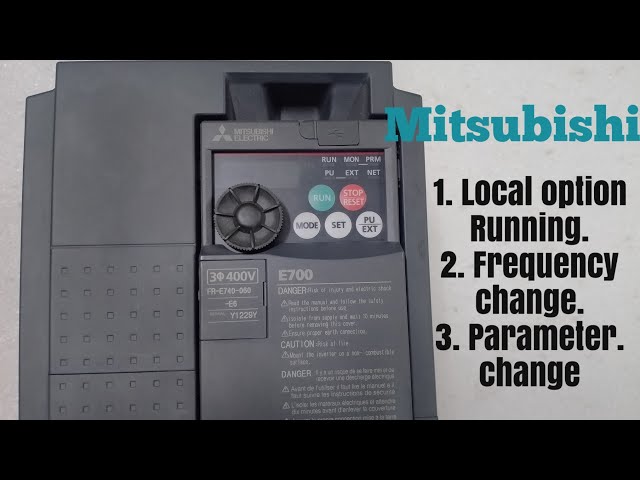 Mitsubishi Variable Frequency Drive - Mitsubishi FR-D720S-025SC-EC Variable Frequency Drive ...
