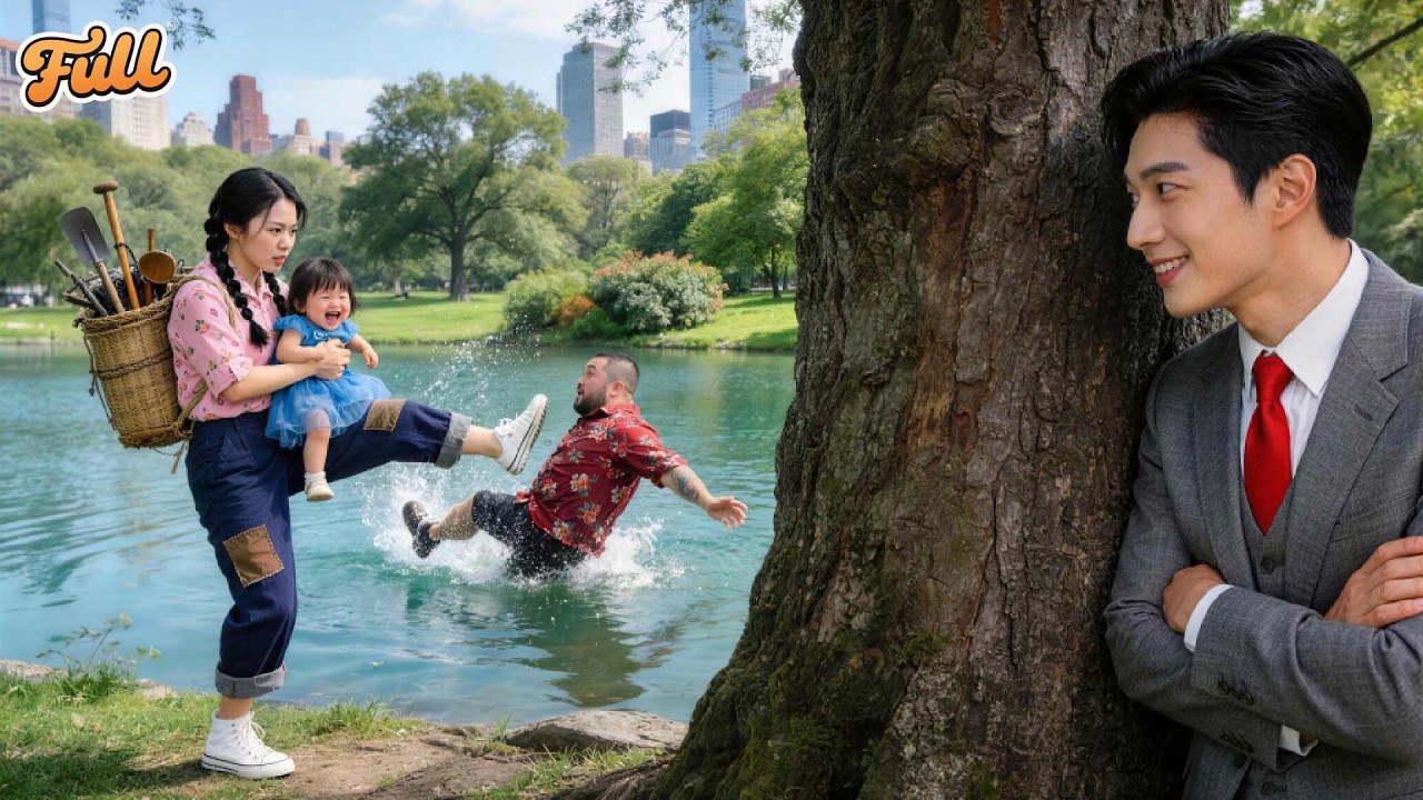 CEO Never Smiled 30Yrs!Till Saw RuralGirl Kick Bully In River For Picking On Kid!Couldn't Stop Laugh