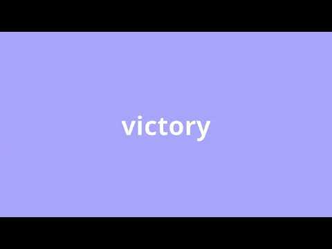 what is the meaning of victory