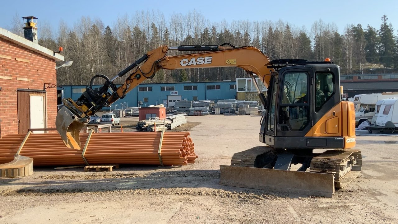 Grävmaskin Case CX85D SR, Nyköping, Klaravik auktioner