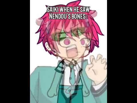 Poor Saiki 🕴 #gachaclub #saikik #gacha #meme #saikikusuo