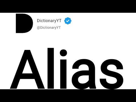 Alias Meaning in English