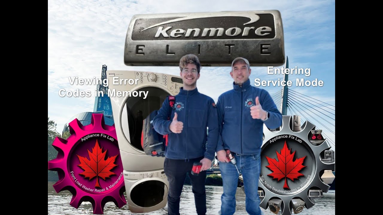 Kenmore Elite washer service mode and error codes. Full diagnostic mode walkthrough