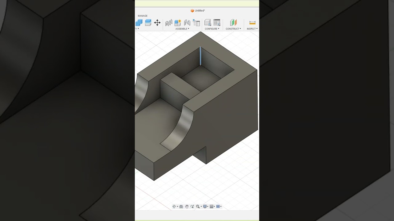 Fusion360 Part Modeling Tutorial-185. #design #3dmodeling #modelingtutorial #engineering#fusion360