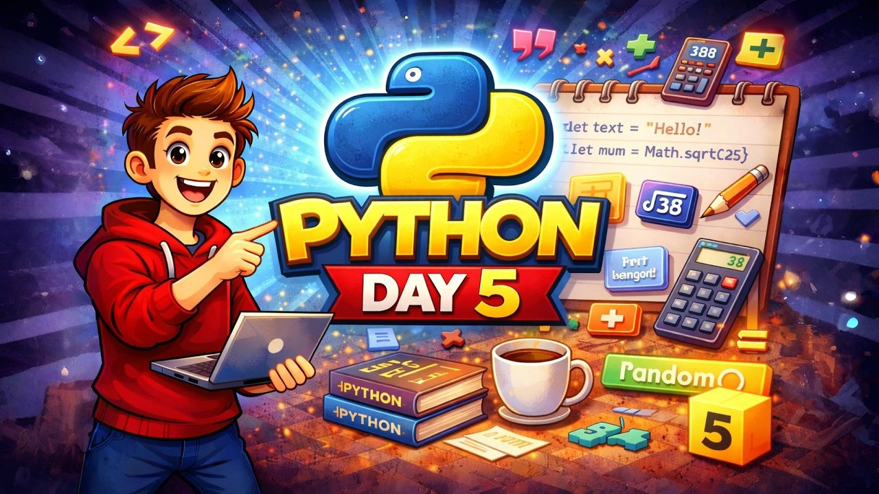 Python Day 5   🔥   Start Your Python Journey Today