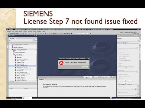 No valid license key found issue fixed | License step 7 Basic not found | EKB Installation | SIEMENS