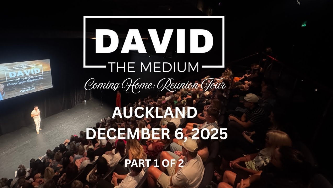 [PART 1] David The Medium's first-ever international show, connecting with Spirit in Auckland, NZ