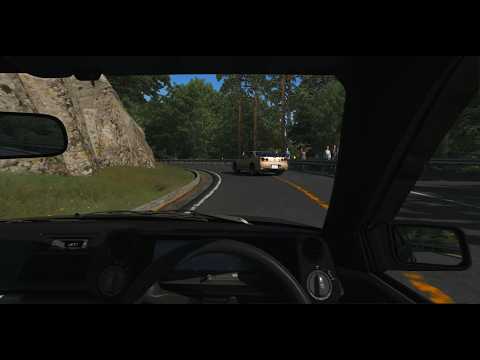 Fastest downhill on daytime Mt. Akina - Toyota Trueno AE86 Tuned in Assetto Corsa