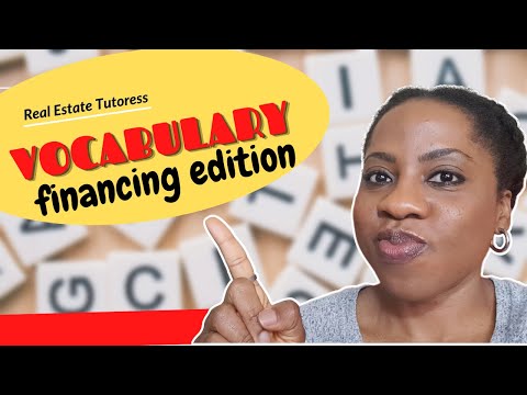 Vocabulary - Financing Edition [Illinois Real Estate Broker Exam Prep]