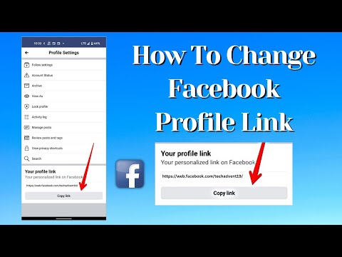 How To Change Facebook Profile Link 2023 | Change Facebook Profile URL