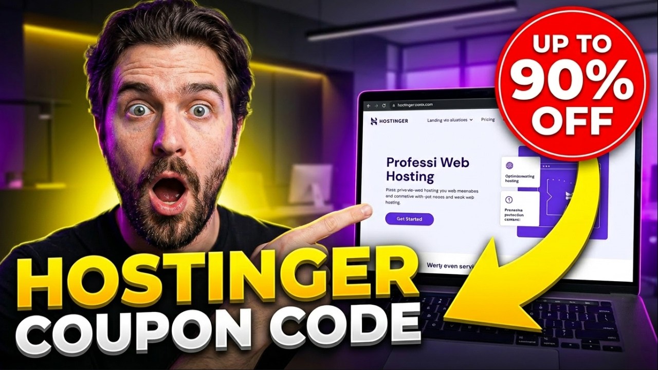 Hostinger Coupon Code 2026 🔥 Massive Discount (90% OFF)