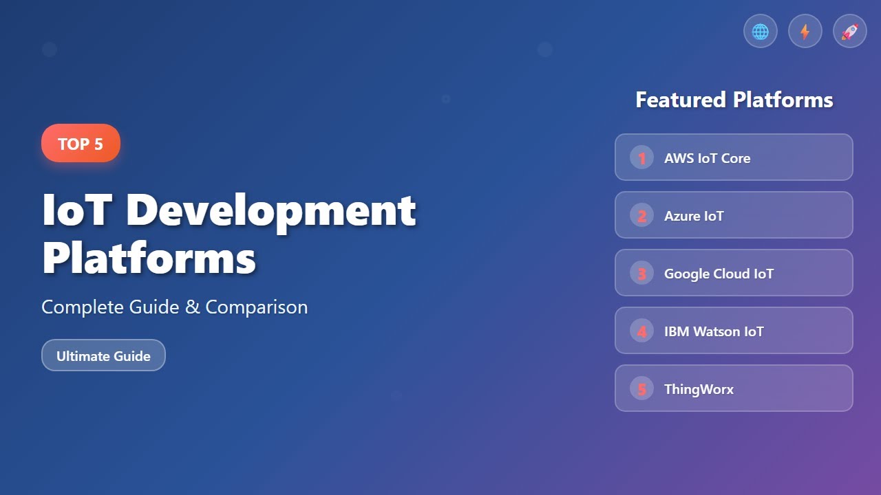 Top 5 IoT Development Platforms for Beginners in 2025 🚀