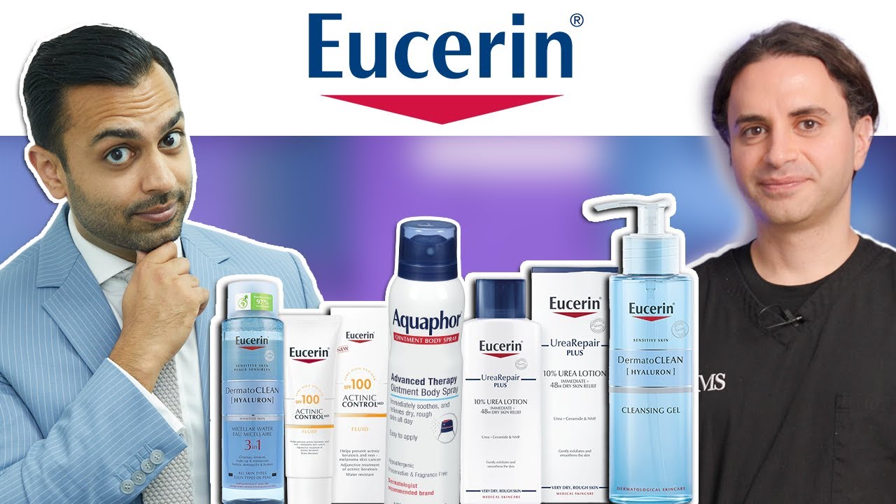 The Complete Eucerin Skincare Product Range Review with Dr. Somji's & Dr. Solomon