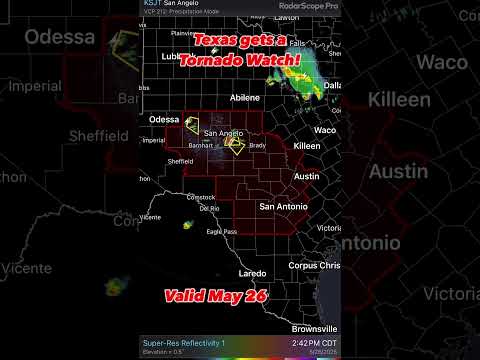 Texas under tornado threat today!