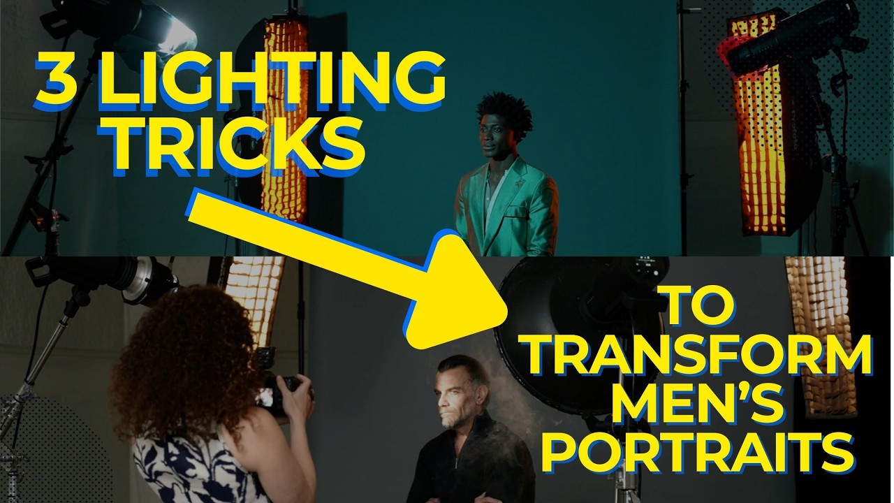 3 Lighting Tricks That Transform Men’s Portraits | Lindsay Adler