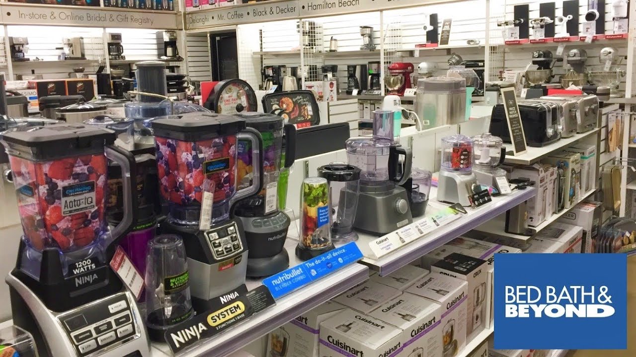 BED BATH AND BEYOND KITCHEN BLENDERS COOKERS AIR FRYERS SHOP WITH ME SHOPPING STORE WALK THROUGH