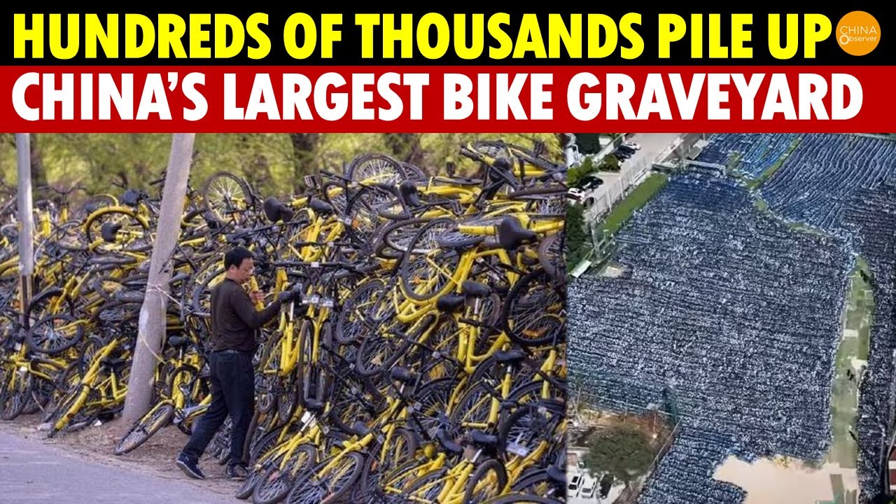 Hundreds of Thousands of Shared Bikes Pile Up, China’s Largest Bike Graveyard Shocks the World ...