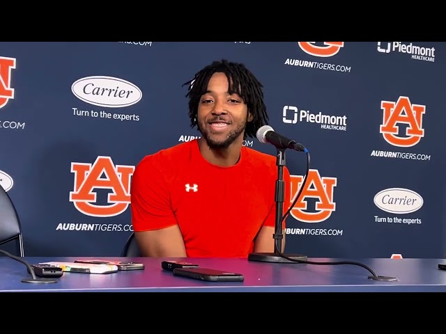 Auburn’s Chaney Johnson exudes confidence while talking about facing ...