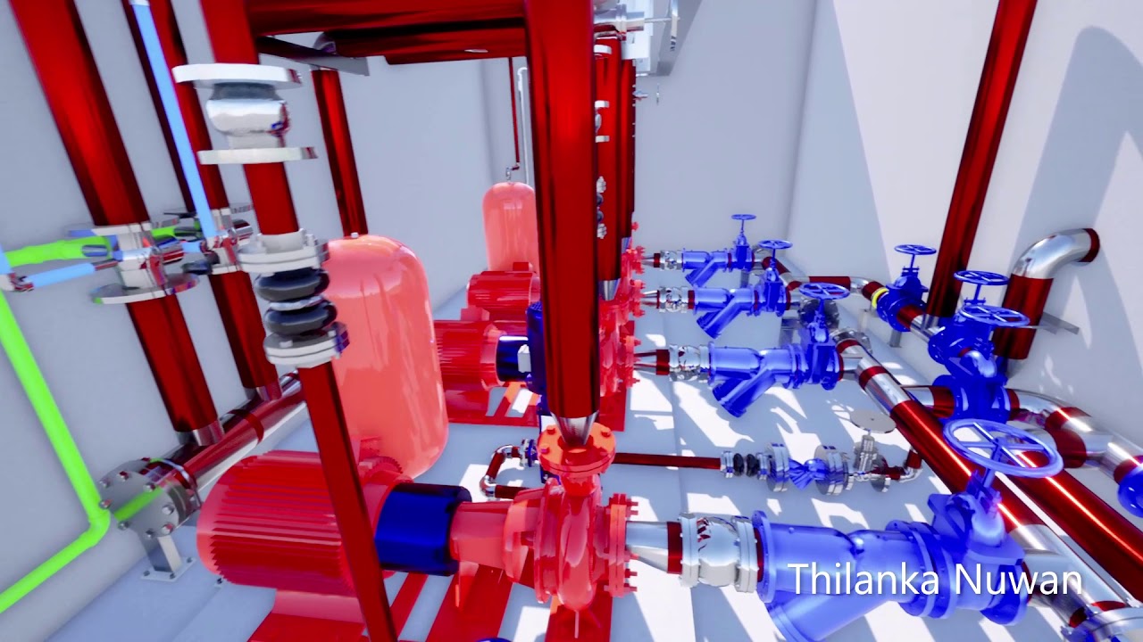 Fire Pump room - 02 Revit Model