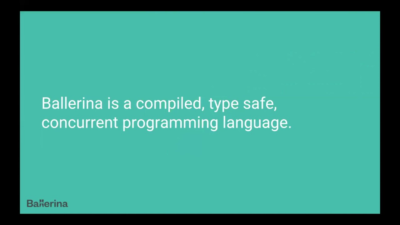 Webinar: Intro to Ballerina- A Cloud Native Programming Language