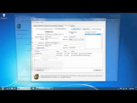 OzLINK for UPS - How to Track with Proof of Delivery (POD) - Demo