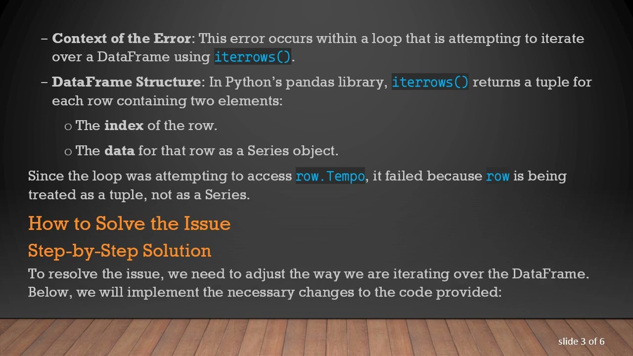 How to Solve the tuple Object Has No Attribute Tempo Error in Python