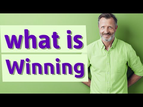 Winning | Meaning of winning