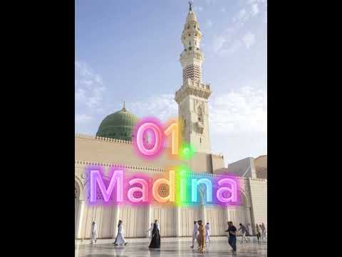 "Top 3 Islamic Places in the World - Madina, Makkah, and Masjid #Madina #Makkah #MasjidAlAqsa"