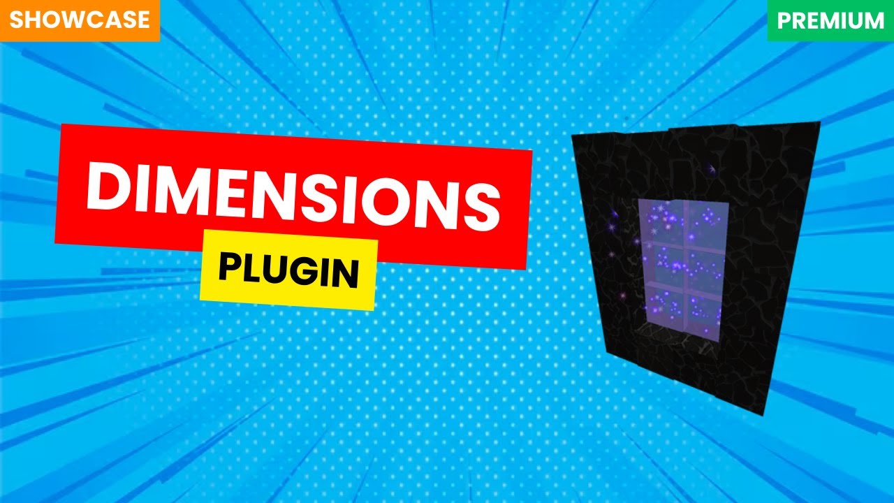 Create Custom Portals to travel to Different Dimensions with this Premium Plugin!
