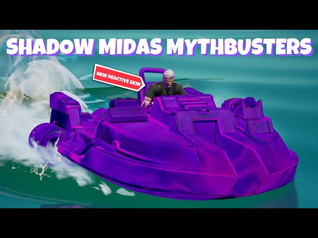 How is the Fortnite Shadow Midas skin reactive? Free weapon wrap & all ...