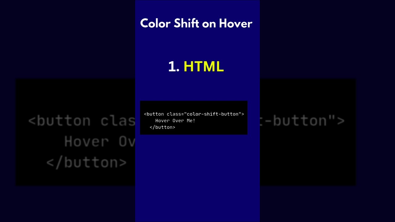 Stunning Color Shift on Hover – CSS Hover Effect Tutorial! #webdesign #css #programmingtips