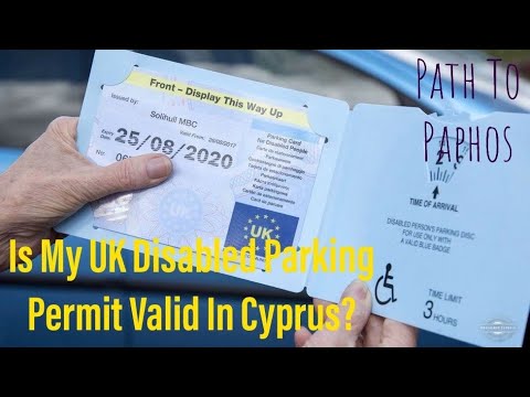 Disabled Parking Permit In Cyprus - Can I Use My UK one?