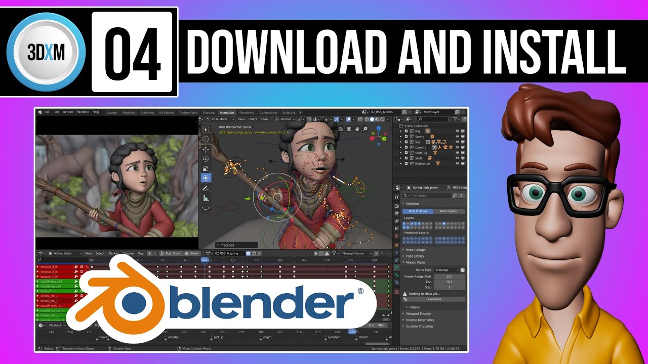 3D Animation course class 04 | How to download and install blender Latest Version Free
