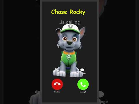 📱📞 OMG! 😱 Chase Rocky Paw Patrol is calling you! Will you answer?