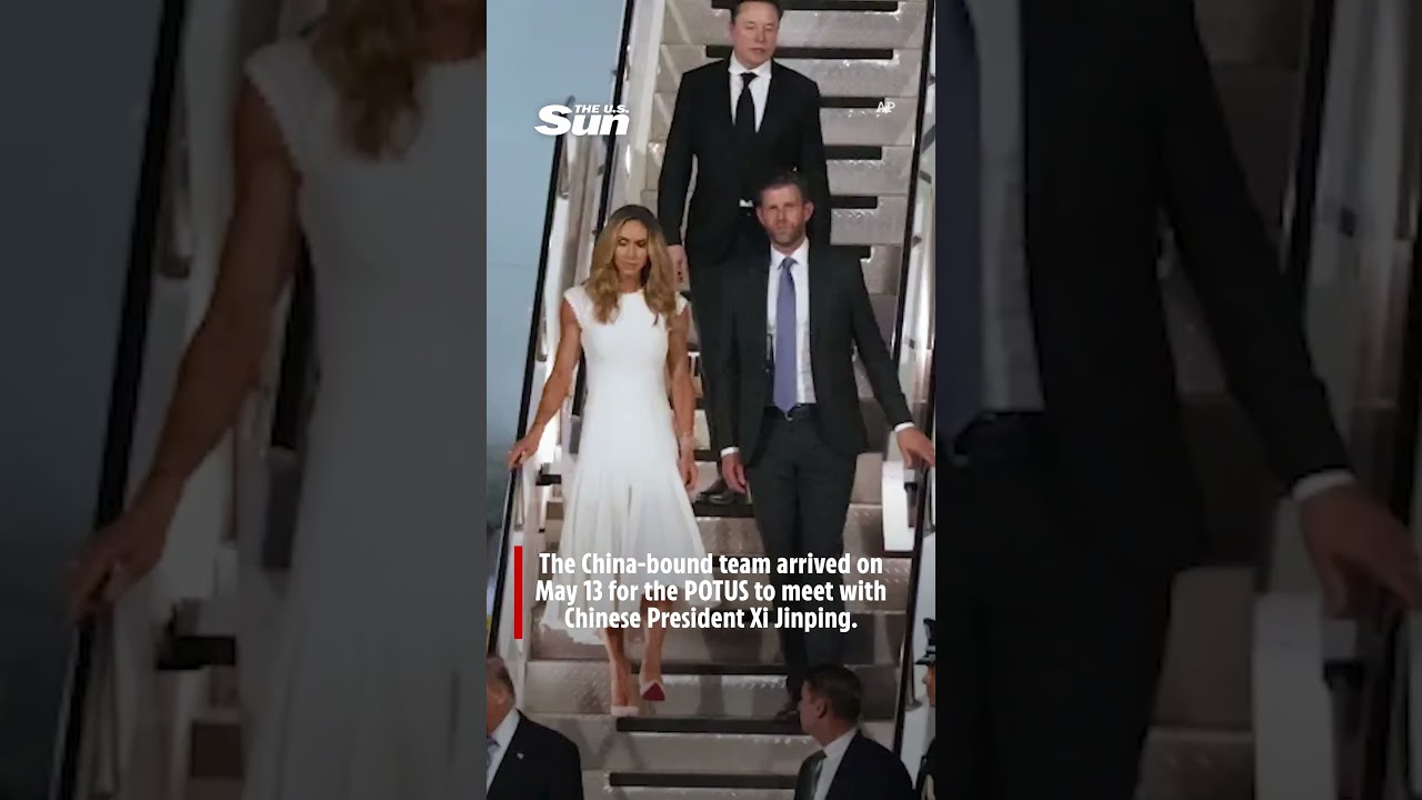 Lara Trump's Beijing arrival outfit 👗 #trump #donaldtrump #whitehouse