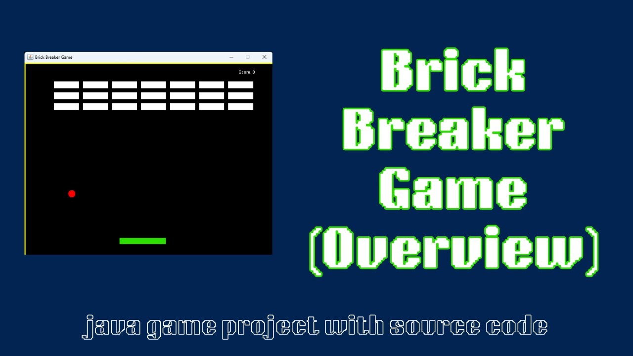 Java Swing Brick Breaker Game | Complete Overview