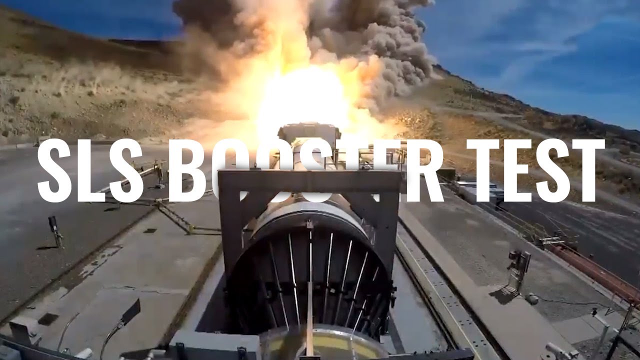 NASA SLS Northrop Grumman Solid Rocket Booster Test