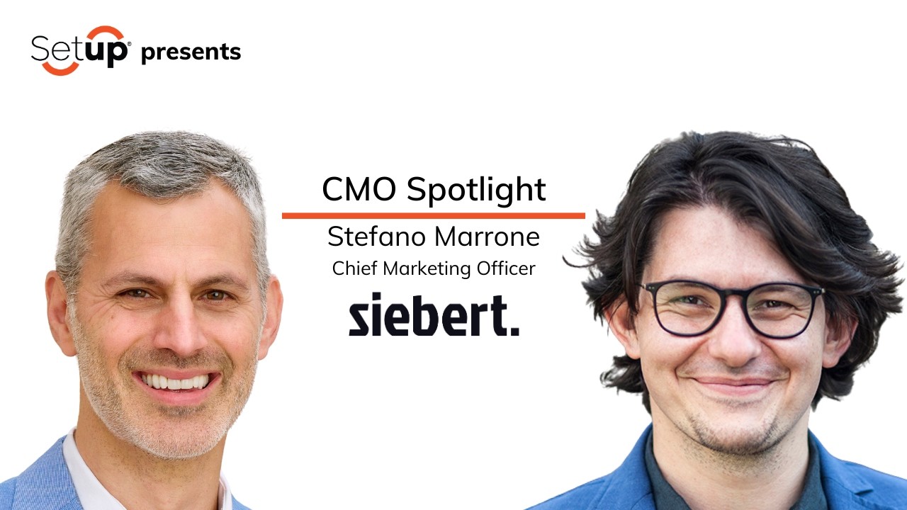 CMO Spotlight | Stefano Marrone - Siebert [FULL]