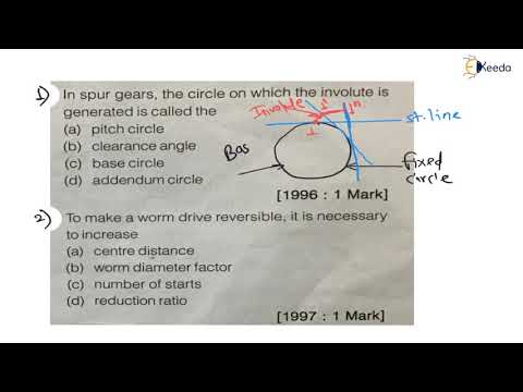 Mastering the Numerical 16: theory questions - Spur Gear Design - GATE Machine Design Video ...