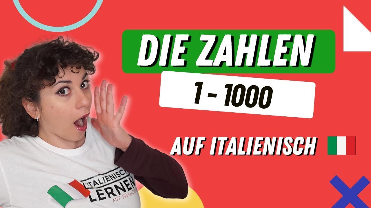 Die italienischen Zahlen von 0 - 1 Million | I numeri in italiano ...