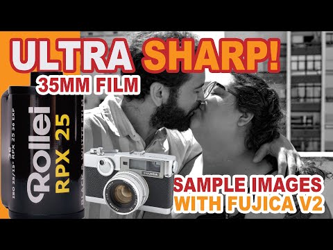 Fujica V2 + Rollei RPX 25 – Sharpest 35mm B&W Film Test