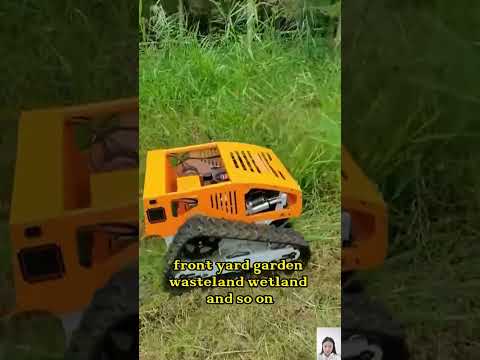China made robotic brush mower low price for sale, chinese best lawn mower robot