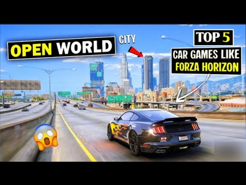 TOP 5 CRAZY OFFLINE OPEN WORLD CAR RACING GAMES FOR ANDROID 2025 (HIGH GRAPHICS)
